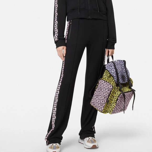 Versace | Pants & Jumpsuits | Versace Greca Track Pants Xl | Poshmark